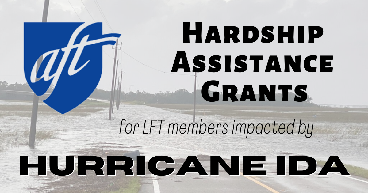 Hardship Assistance Grants: Hurricane Ida | Louisiana Federation of ...