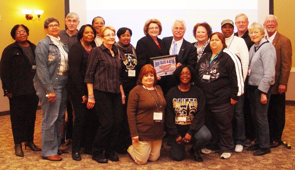 Federation chapters receive Union Values Award | Louisiana Federation ...