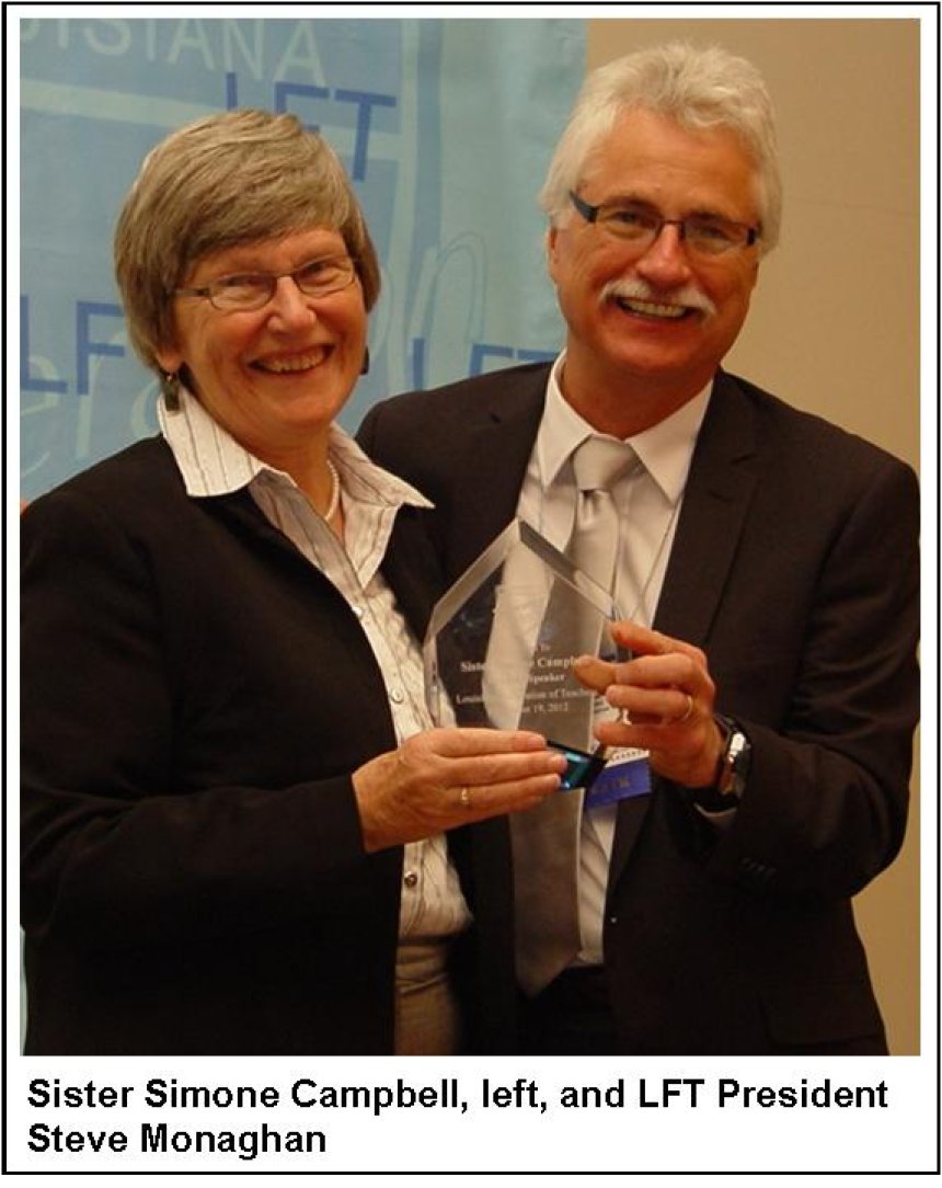 Sister Simone Campbell speaks truth, justice at LFT convention ...